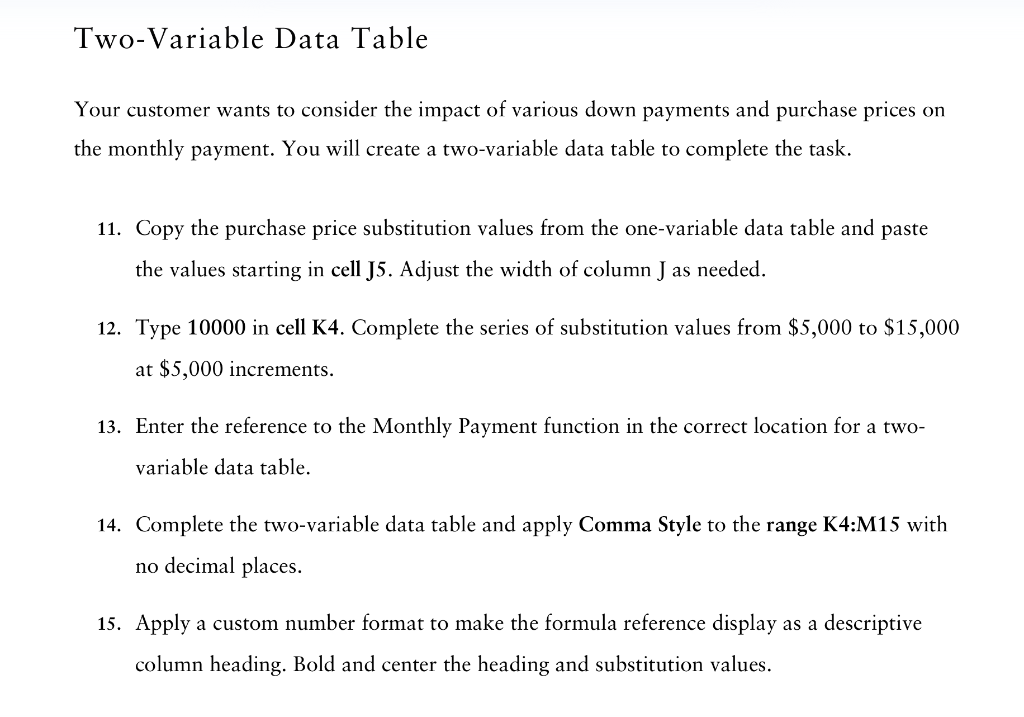 Before using Excel's Analysis tools to help complete | Chegg.com
