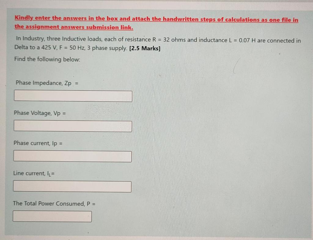 Solved Kindly enter the answers in the box and attach the | Chegg.com