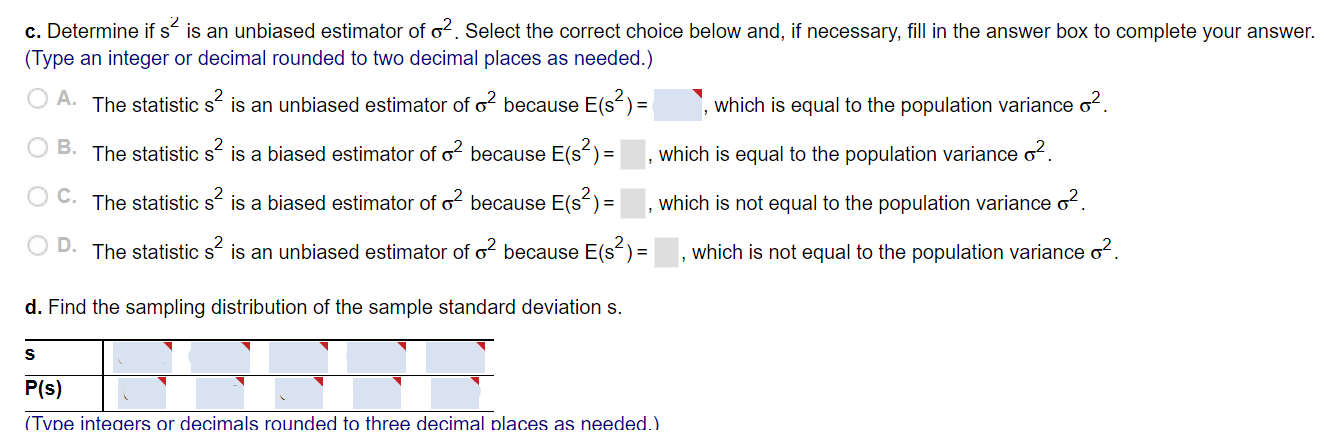 Solved Consider the population described by the | Chegg.com