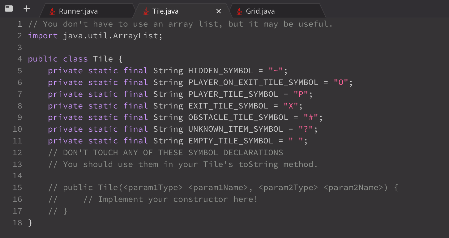 Solved Please help me!!!! Your task is to implement | Chegg.com
