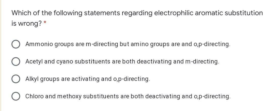 Solved Which of the following statements regarding | Chegg.com