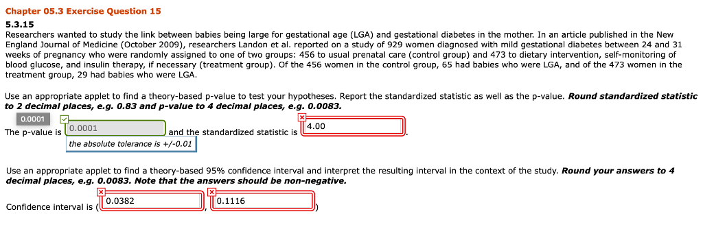 Solved Chapter 05.3 Exercise Question 15 5.3.15 Researchers | Chegg.com