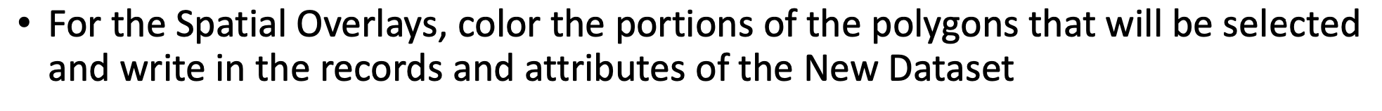 Solved • For the Spatial Overlays, color the portions of the | Chegg.com