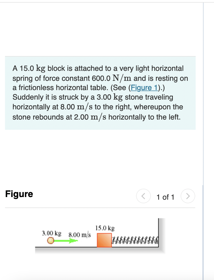 Solved 1) Find the maximum distance that the block will | Chegg.com