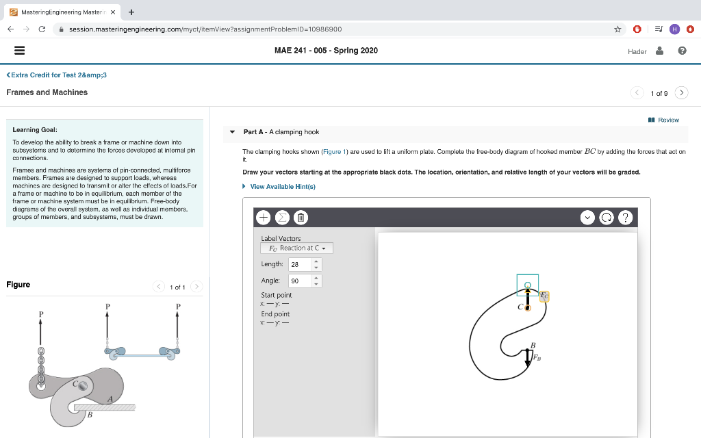 Solved: The Clamping Hooks Shown (Figure 1) Are Used To Li... | Chegg.com
