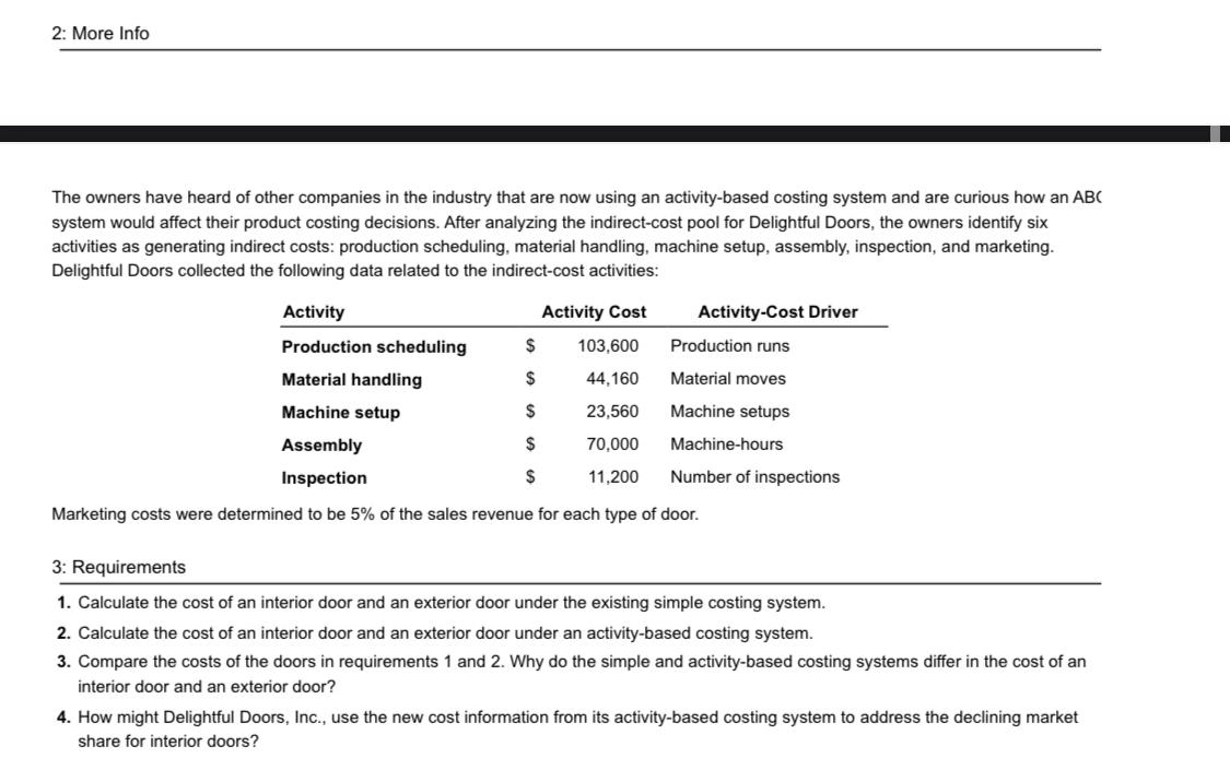 Solved 1: Data Table \begin{tabular}{lrrr} & | Chegg.com