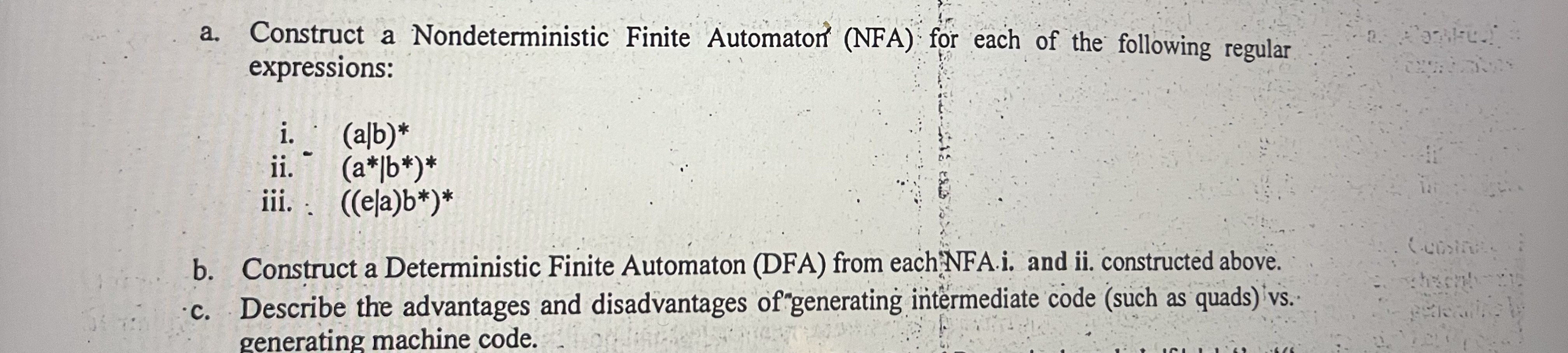 A ﻿construct A Nondeterministic Finite Automaton