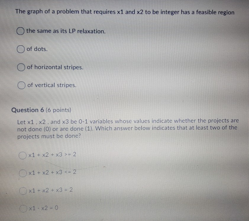 Solved The graph of a problem that requires x1 and x2 to be | Chegg.com