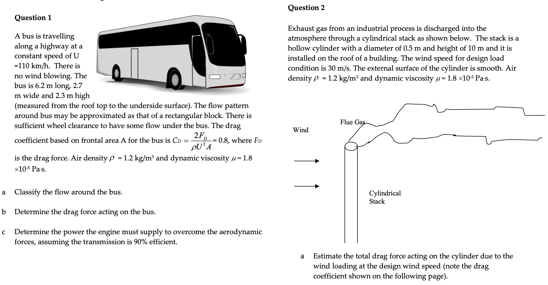 Solved A bus is travelling along a highway at a constant | Chegg.com