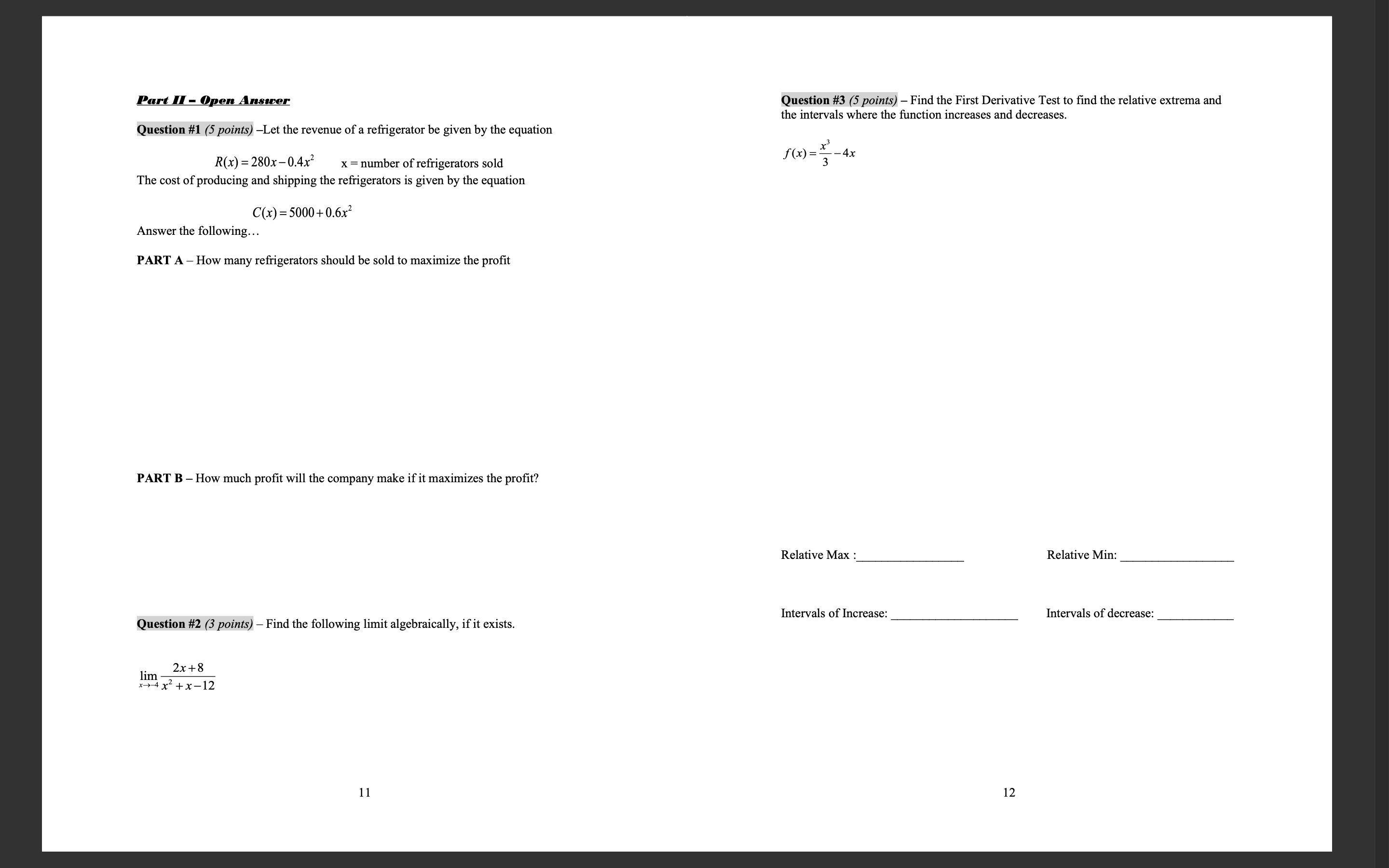 Solved Part Ii Dpen Amsaver Question 1 5 Points Let 1170