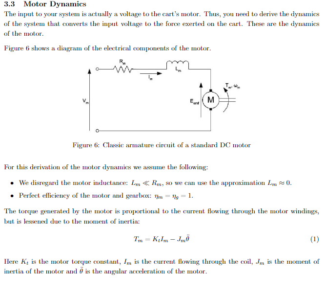 Figure 5 shows the cart's free body diagram. For | Chegg.com