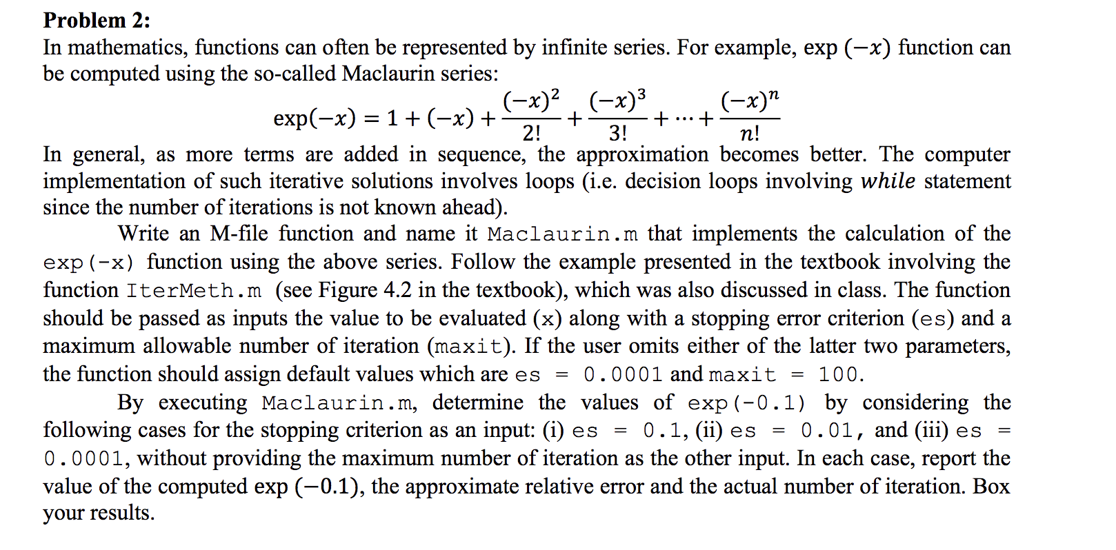 Solved Problem 2: In mathematics, functions can often be | Chegg.com