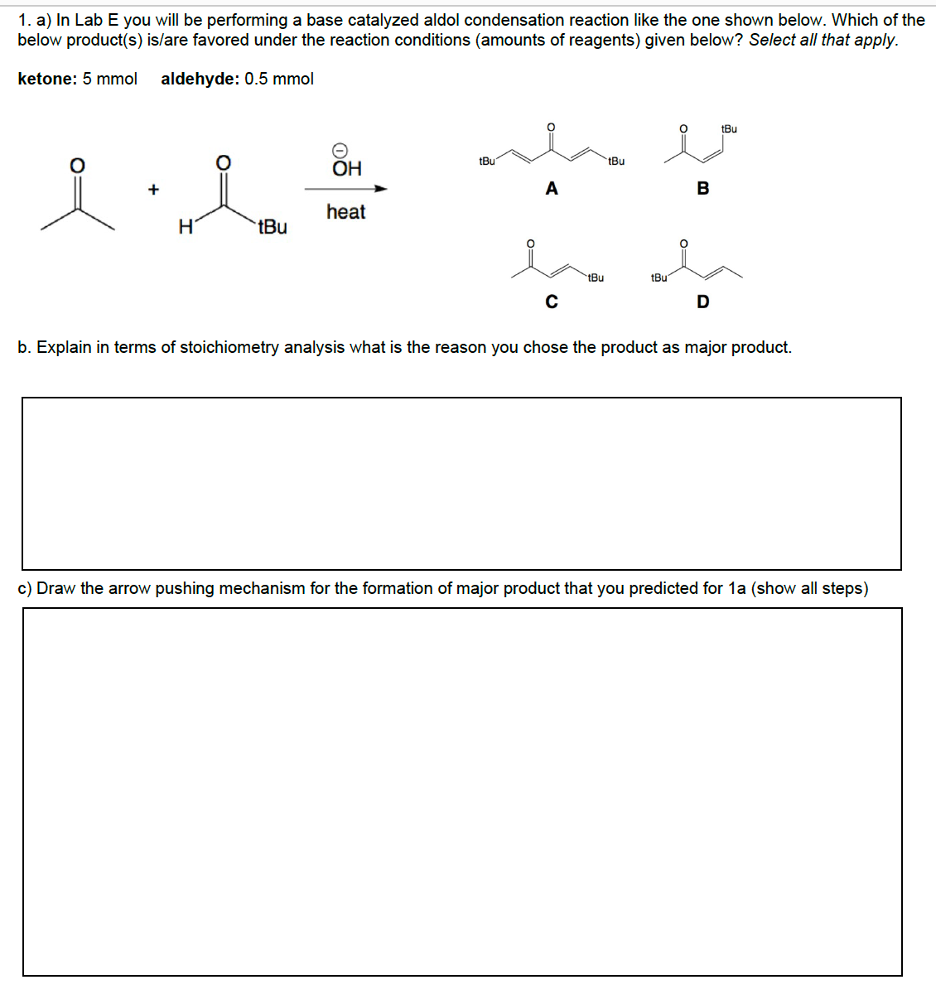 Solved 1. a) In Lab E you will be performing a base | Chegg.com