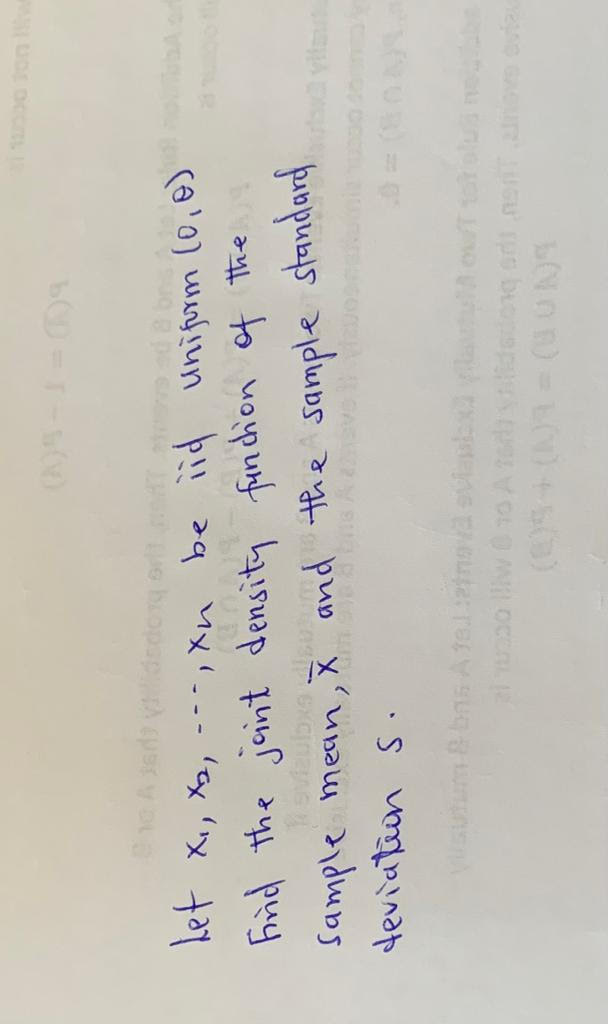 Solved Derive the exact joint distribution function of the | Chegg.com