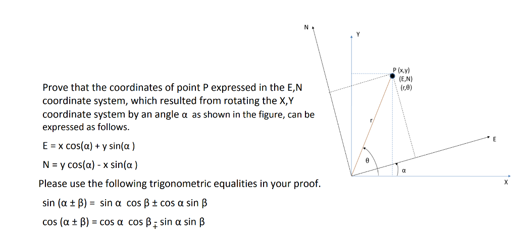 Solved Prove that the coordinates of point P expressed in | Chegg.com ...