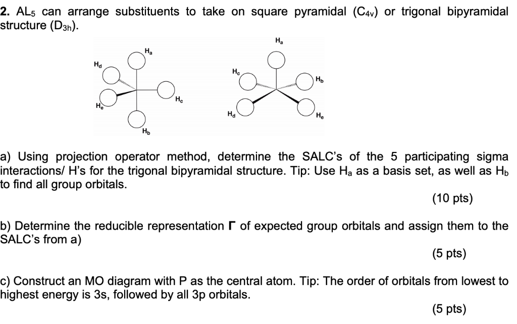 2. ALs can arrange substituents to take on square | Chegg.com
