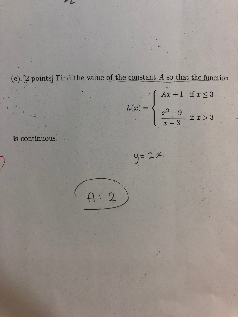 Solved Find the value of the constant A so that the | Chegg.com
