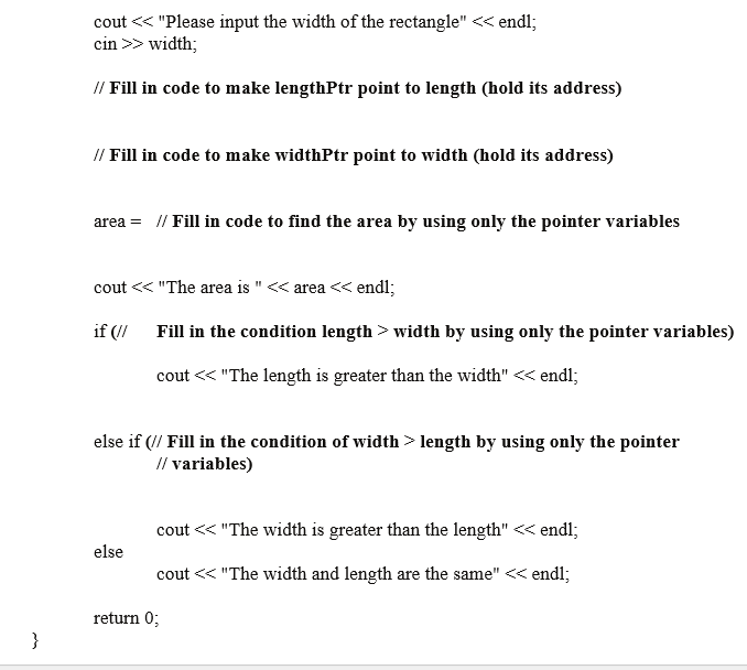 Solved Step 1: Complete this program by filling in the code | Chegg.com