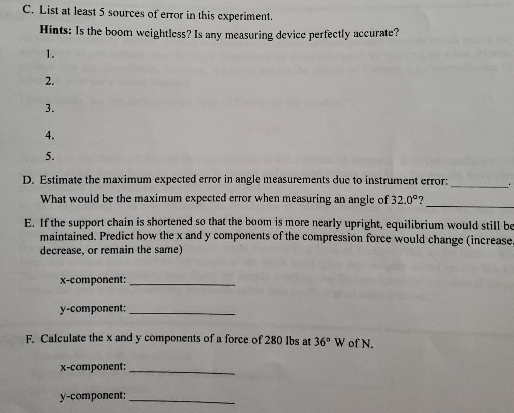 Solved physics 1114 crane boom analysis lab. Reposting bc | Chegg.com