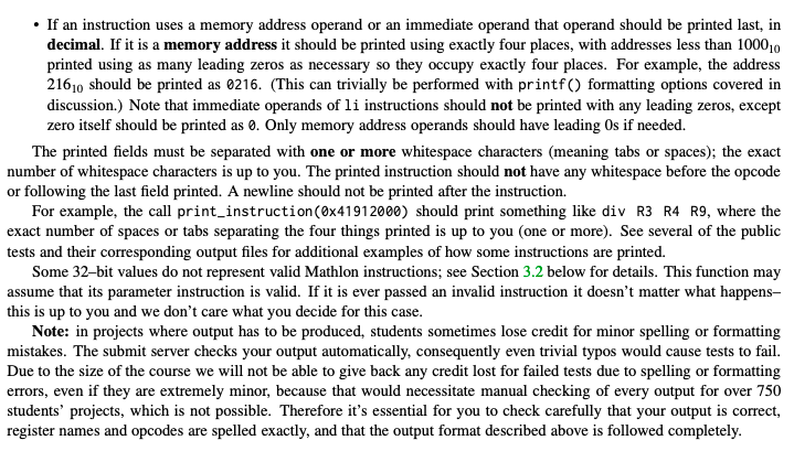 2.4 Names, operands, and effects of the machine | Chegg.com