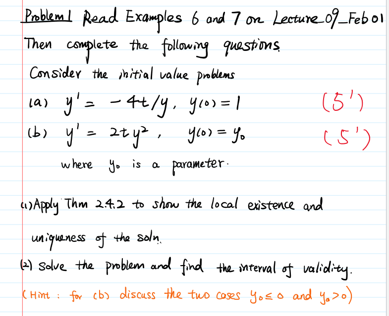 Solved Probleml Read Examples 6 and 7 on Lecture_09_Febol | Chegg.com