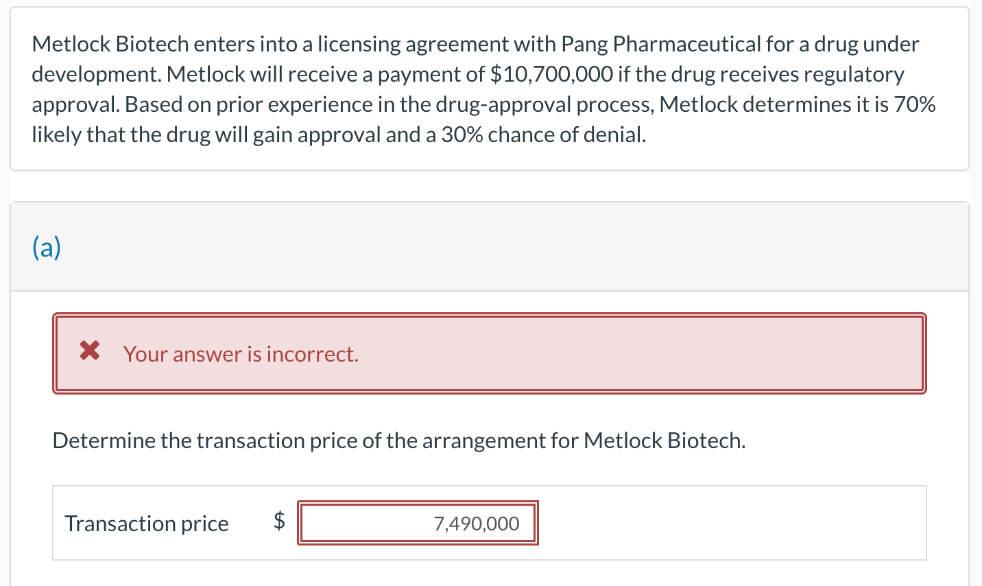 Solved Metlock Biotech enters into a licensing agreement | Chegg.com Solved Metlock Biotech enters into a licensing agreement | Chegg.com