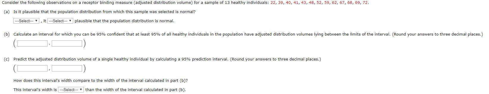 Solved Consider the following observations on a receptor | Chegg.com