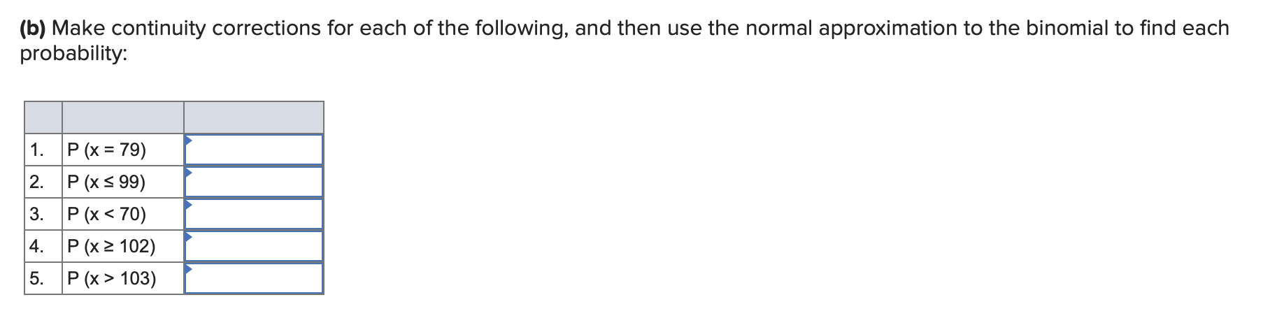 Solved Suppose that x has a binomial distribution with n=202 | Chegg.com