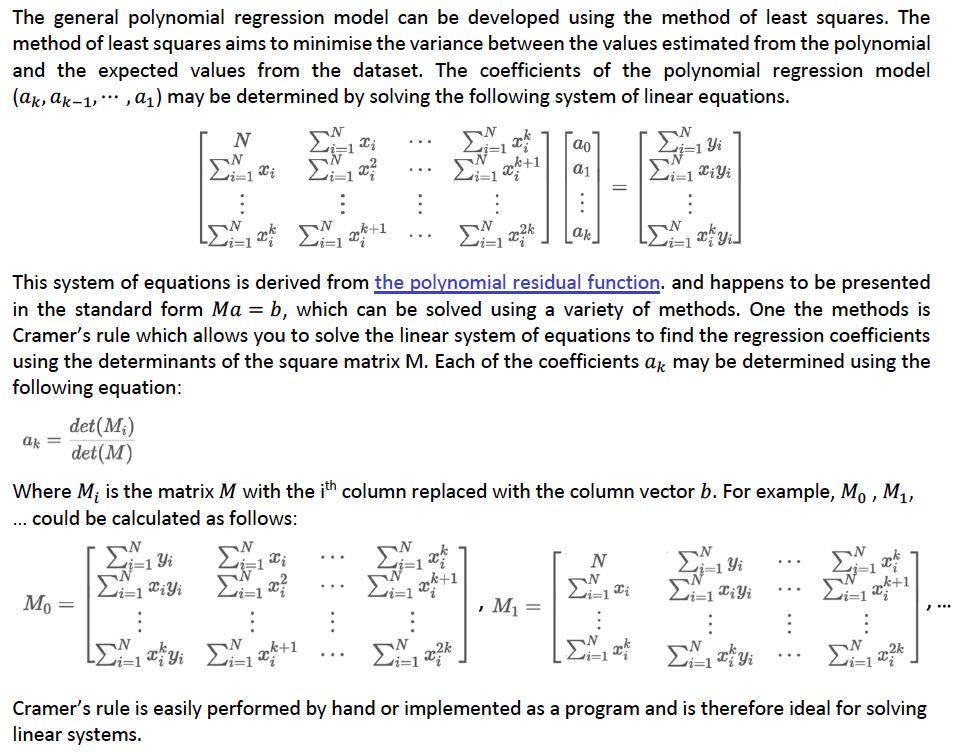 Solved Part B) Program Assignment03B fits a 3rd order | Chegg.com