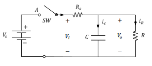 Solved Given the switching circuit below, 𝑉𝑠 = 30𝑉, 𝑅 = | Chegg.com