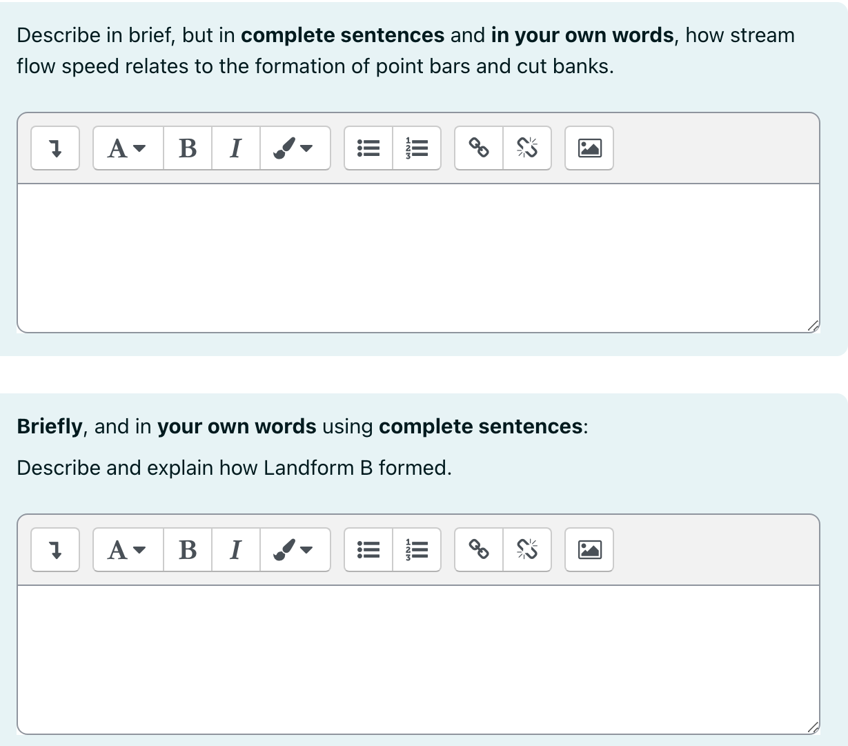 Solved Describe in brief, but in complete sentences and in | Chegg.com