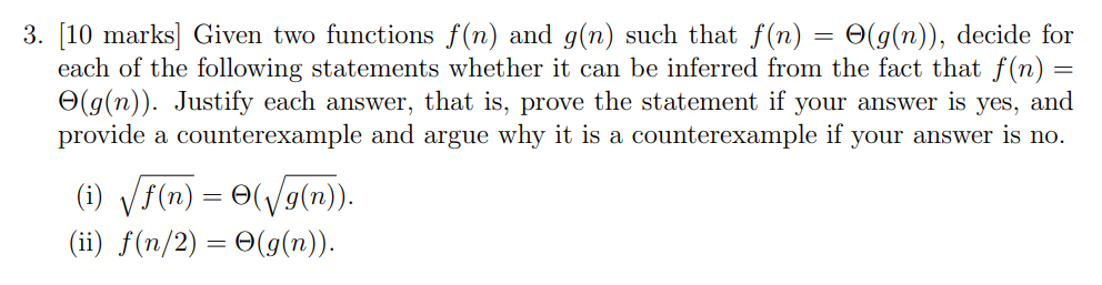 lg n represents log2 n (if used). Answers using | Chegg.com