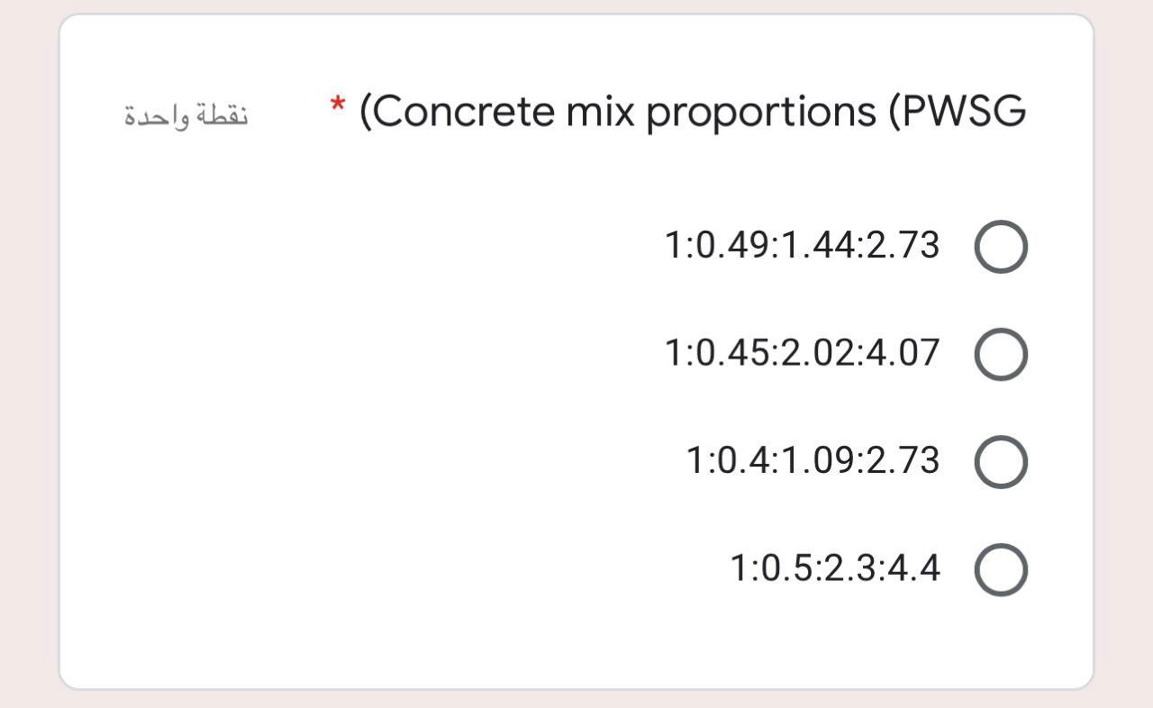 Solved Q2.: using the British Method, design a Concrete mix | Chegg.com