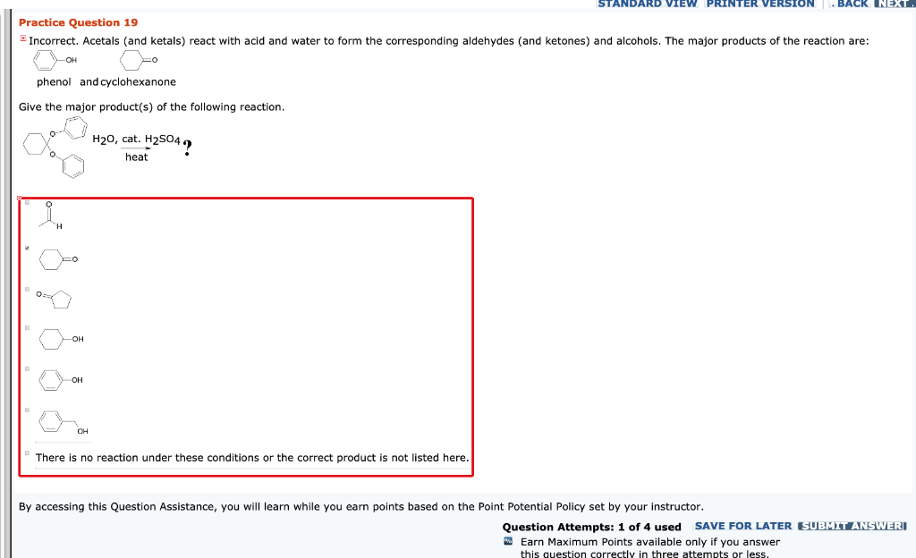 Solved STANDARD VIEW PRINTER VERSION | .BACKE Practice | Chegg.com
