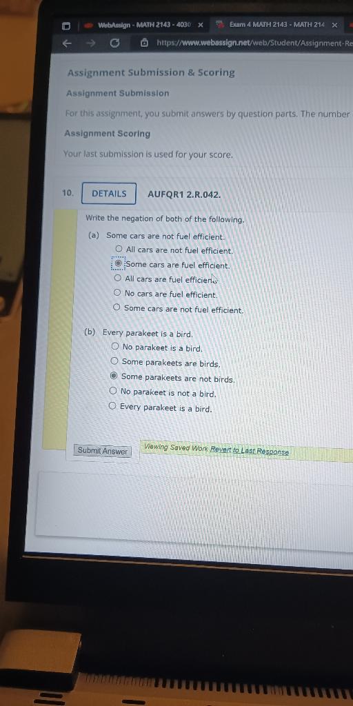 Assignment Submission \& Scoring Assignment | Chegg.com