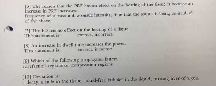 Solved (6] The reason that the PRF has an effect on the | Chegg.com