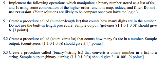 Solved Using Scheme and Dr.Racket - R5RS ;Q5 boilerplate | Chegg.com