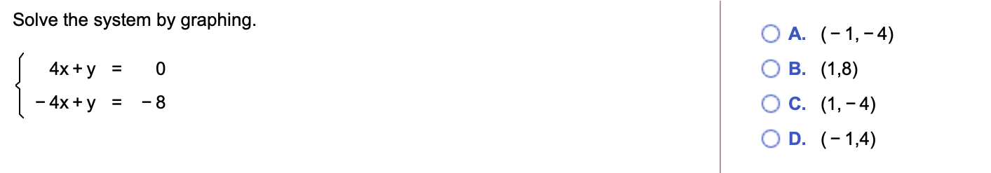 Solved Without graphing, visualize the location of the | Chegg.com