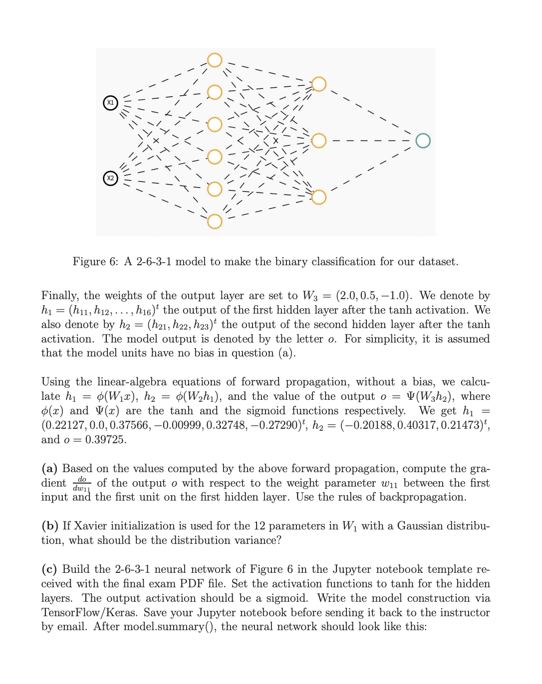 Solved Figure 6: A 2-6-3-1 model to make the binary | Chegg.com