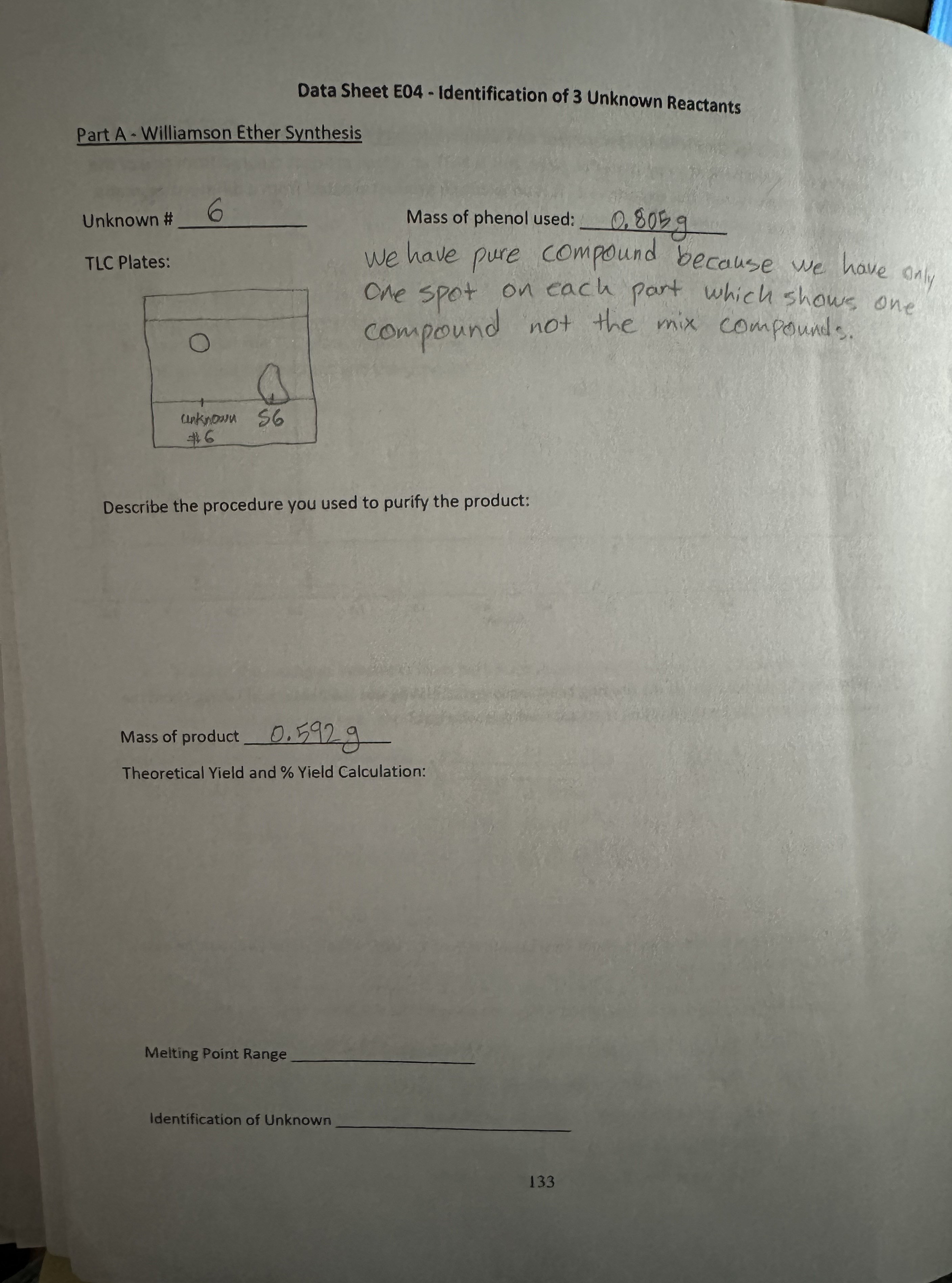 Reaction Scheme: Table 1. Literature Melting Points | Chegg.com