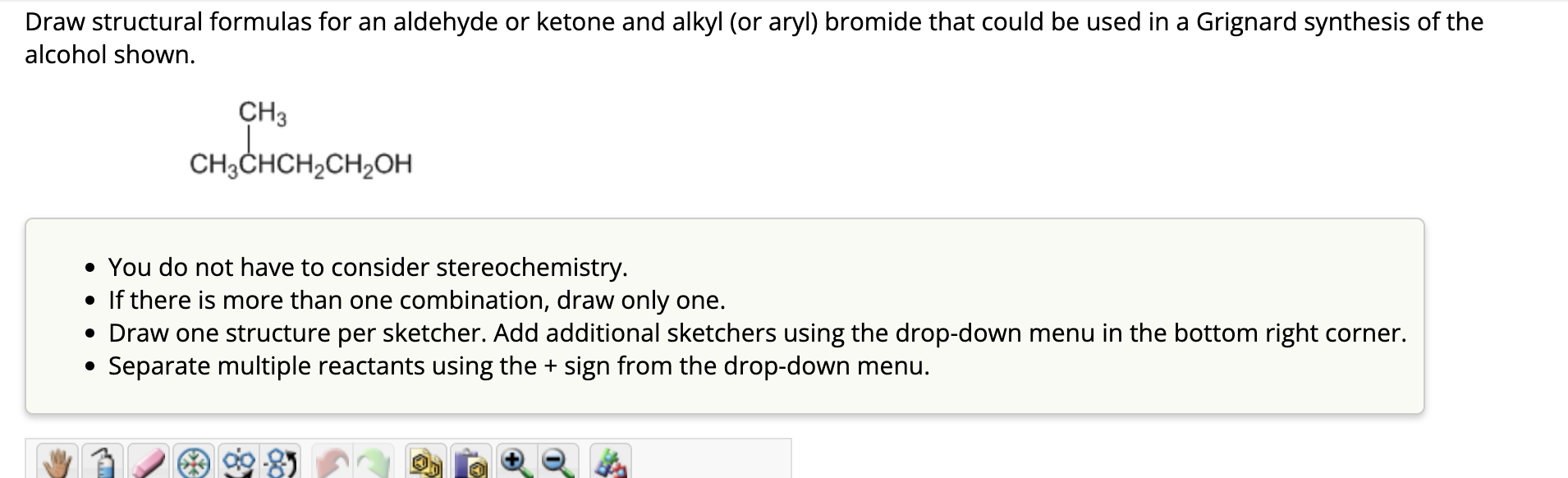 Solved Draw structural formulas for an aldehyde or ketone | Chegg.com