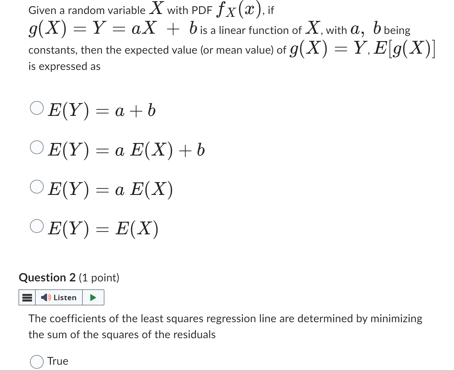 Solved Given a random variable X with PDF fX(x), if | Chegg.com