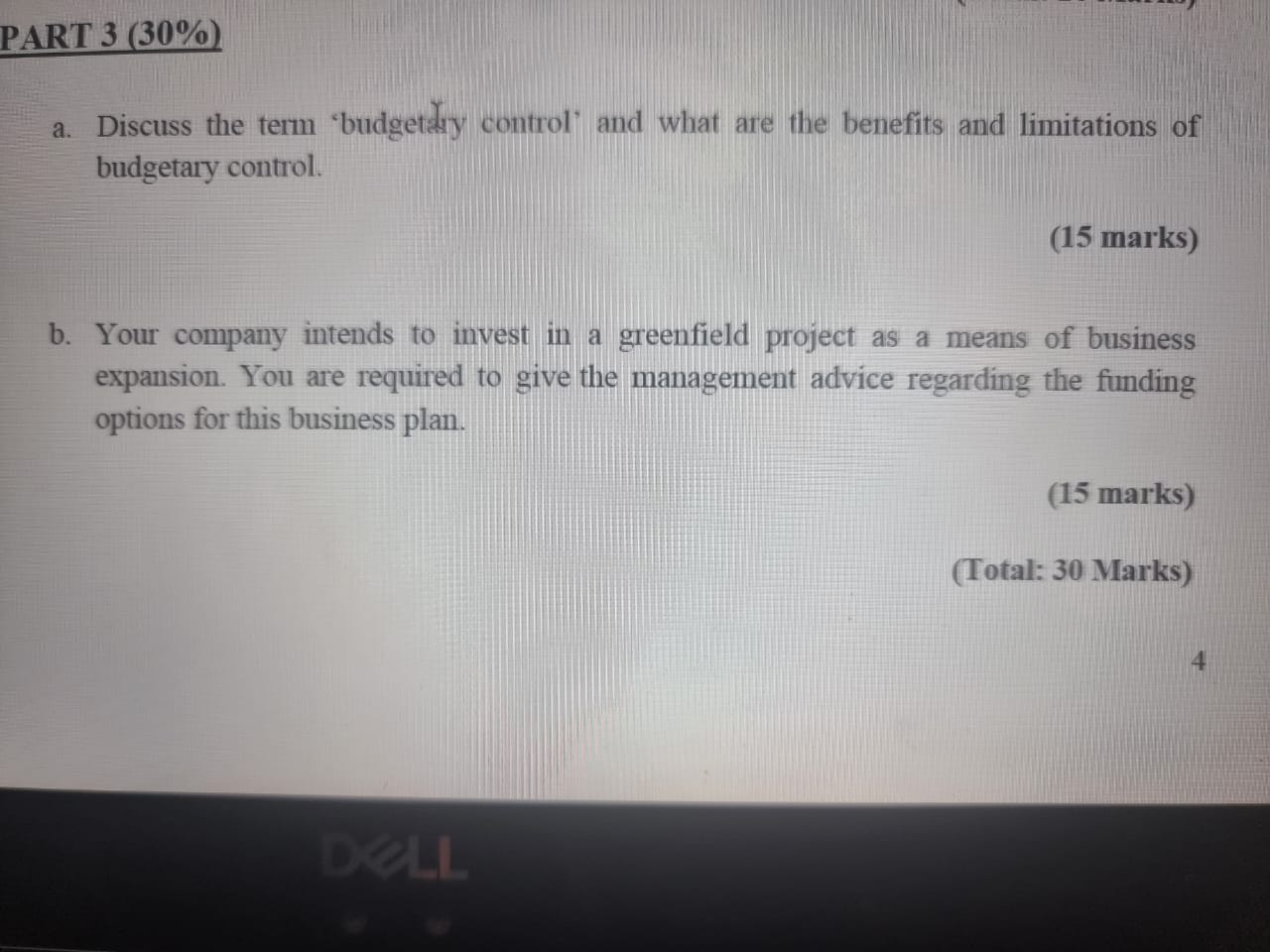 Solved For 3a) Please provide the answer (definition of | Chegg.com