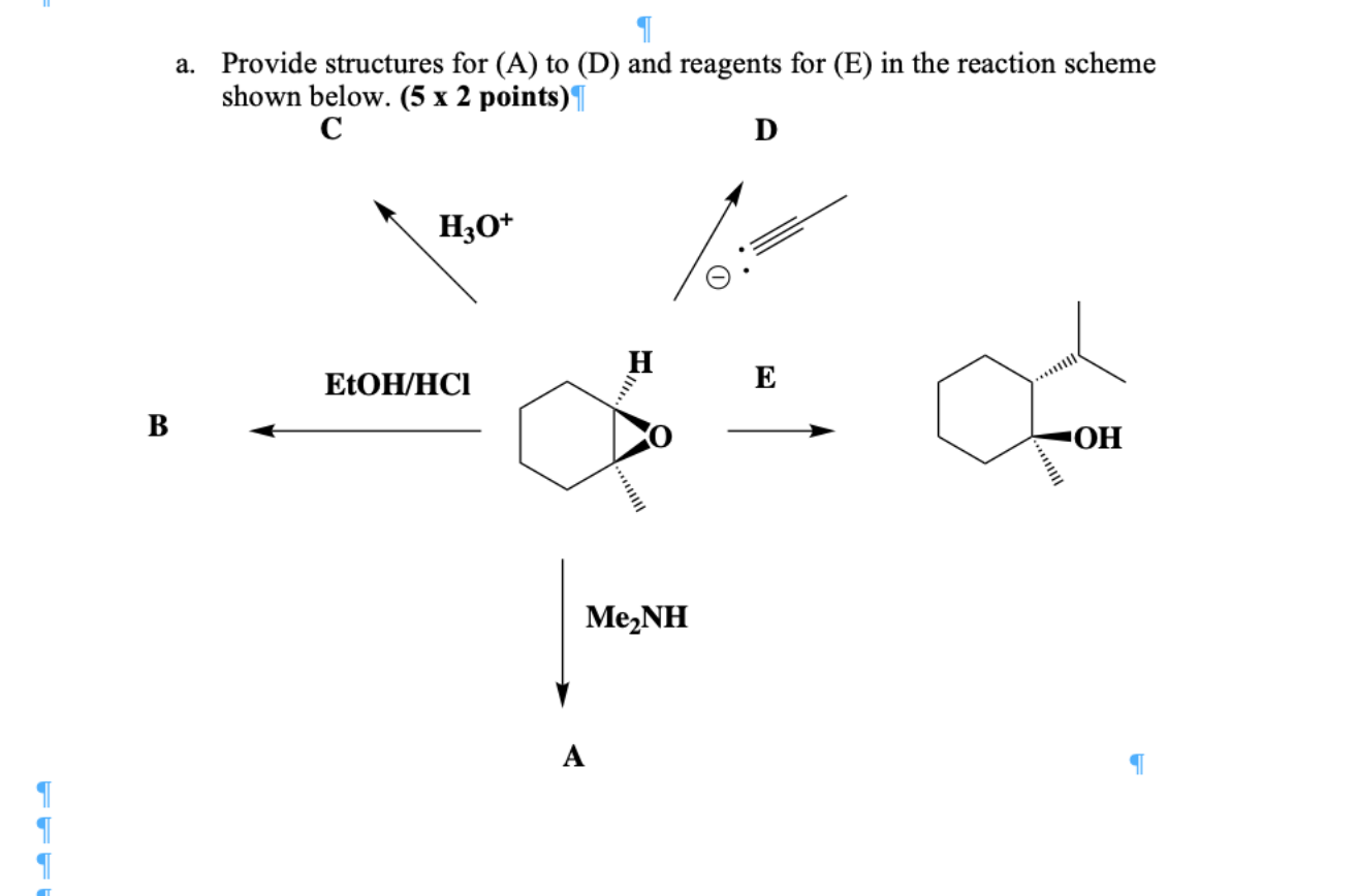 Solved PLEASE SHOW STRUCTURES, I ASKED THIS QUESTION TWICE | Chegg.com