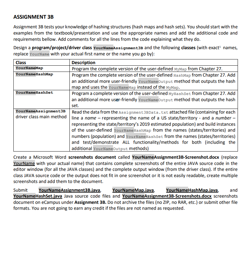 Solved Assignment 3bassignment 3b Tests Your Knowledge Of 
