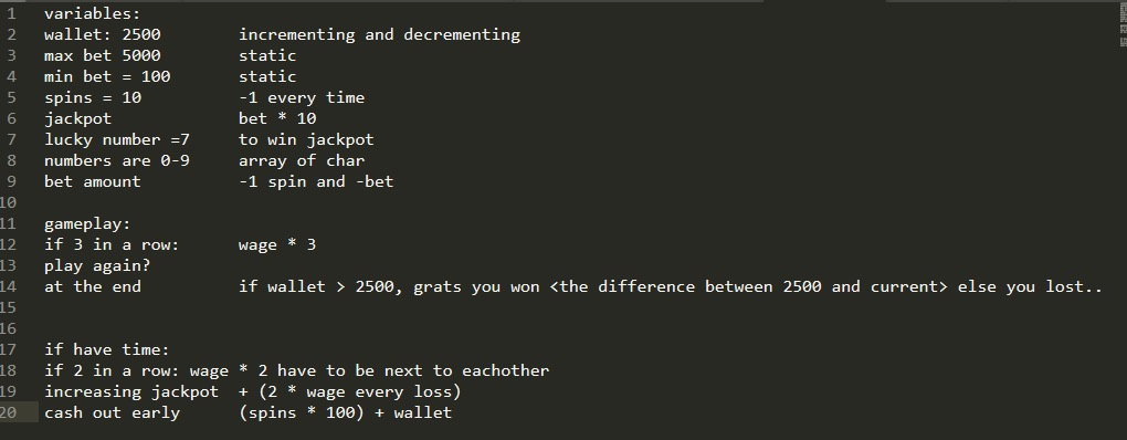 Create A Simple Java Slot Machine Program With 1724