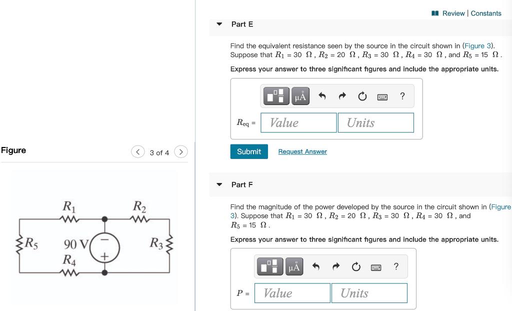 Solved M Review Constants Part E Find the equivalent | Chegg.com Solved M Review Constants Part E Find the equivalent | Chegg.com