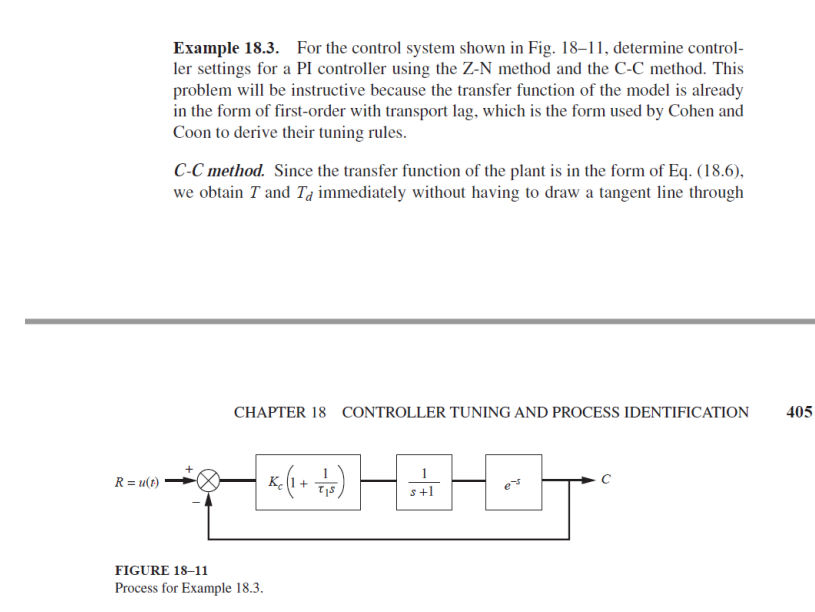 Solved Example 18.3. For the control system shown in Fig. | Chegg.com
