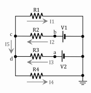 Solved The resistors and batteries in this circuit have | Chegg.com