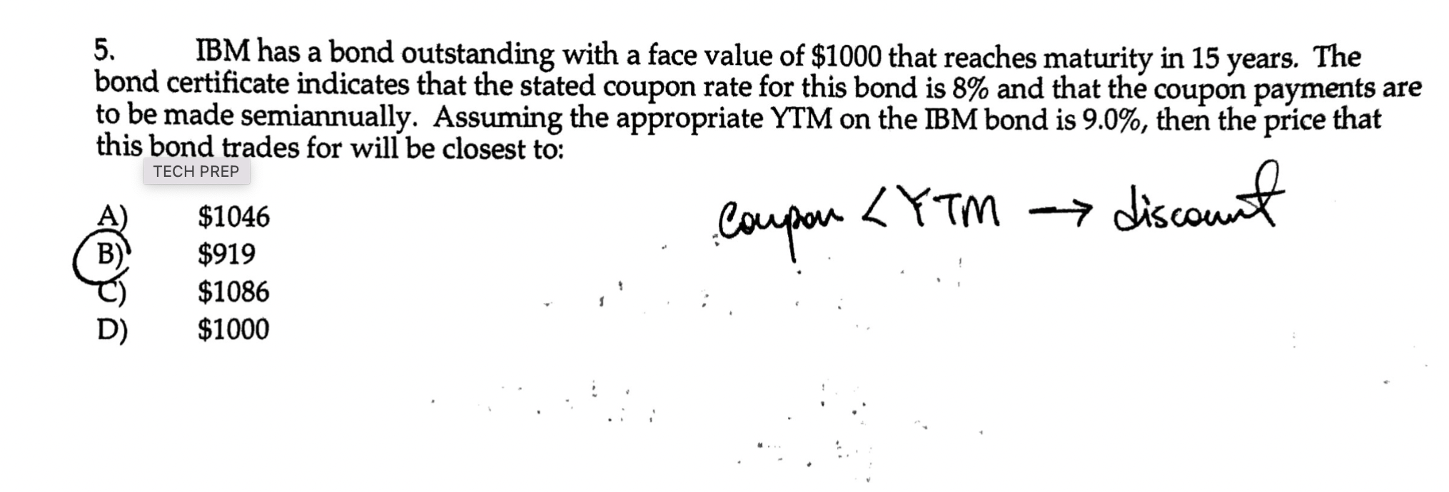 Solved IBM has a bond outstanding with a face value of | Chegg.com